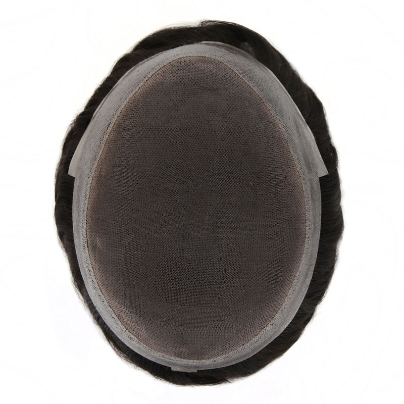 TUM04 Premium Hair Toupee | Mono Top & Poly Perimeter | TopUnique – Top Unique Hair