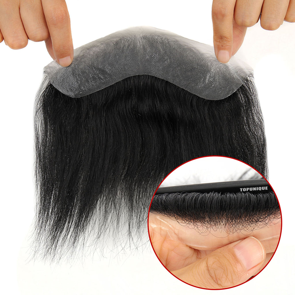 TUS11 Frontal Hair Piece for Men | TopUnique Receding Hairline Solution ...
