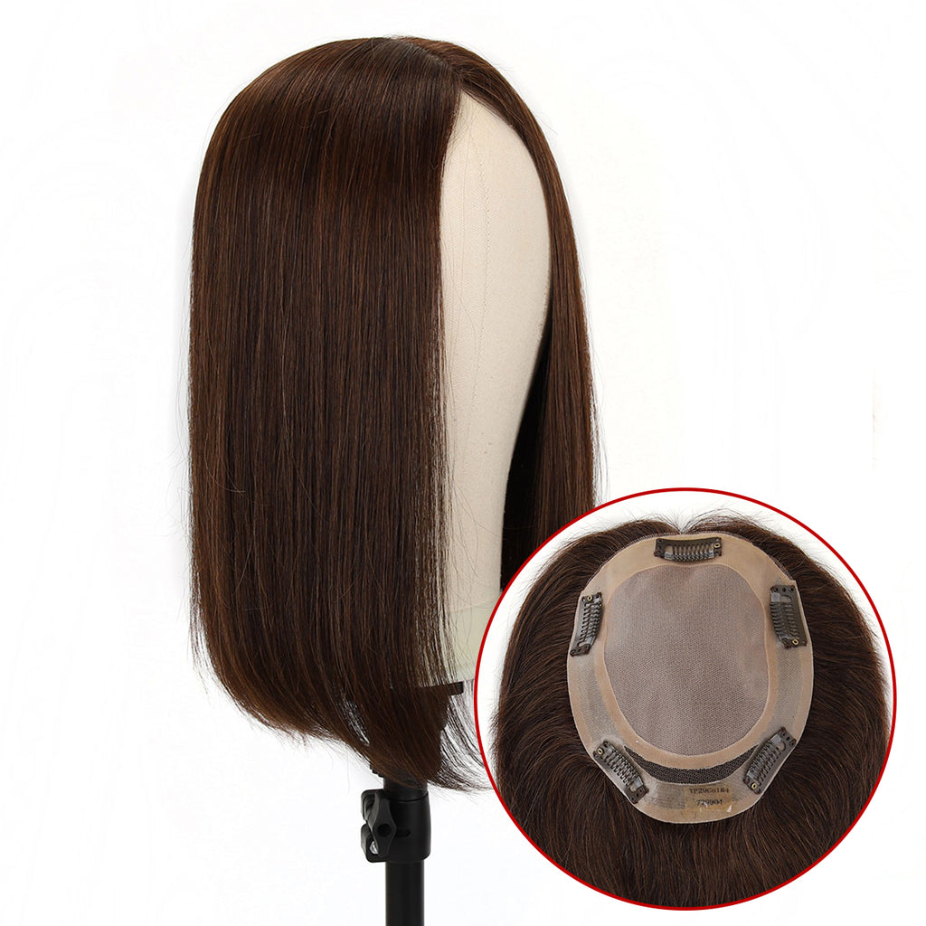 TopUnique TUW02 Hair Toppers | Silk Top Base, Natural-Looking Part ...